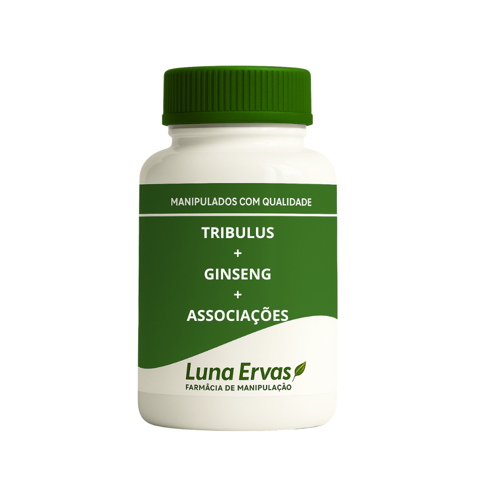 Tribulus Terrestris c/ Ginseng Coreano + Associações 500 mg - lunaervas